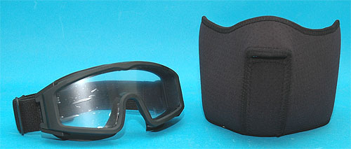 Mask with OEF Series USMC Goggle (3mm PC Glasses) (Black) – GP Laser ...