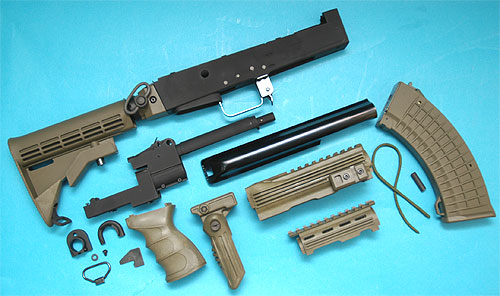 AK Tactical Conversion Kit (Extended Stock)(OD) – GP Laser Product